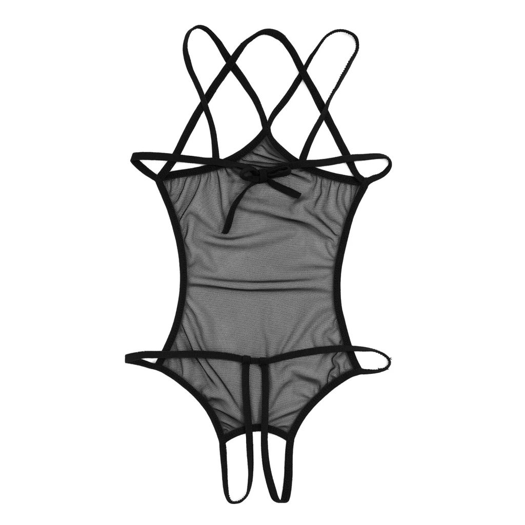 See-through Crotchless Bodysuit | Free Shipping!
